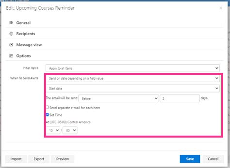 reminders for corporate training courses virtosoftware guides and docs