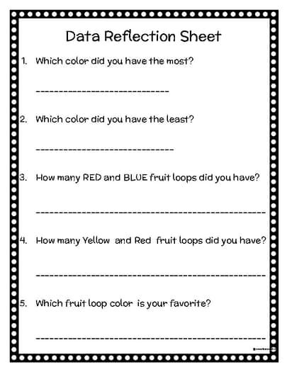 Fruit Loop Graphing Activity By Sweet Times In 2nd Tpt