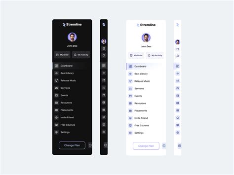 Collapse Sidebar Navigation For Dashboard By Urvik Moradiya 🥇 On Dribbble