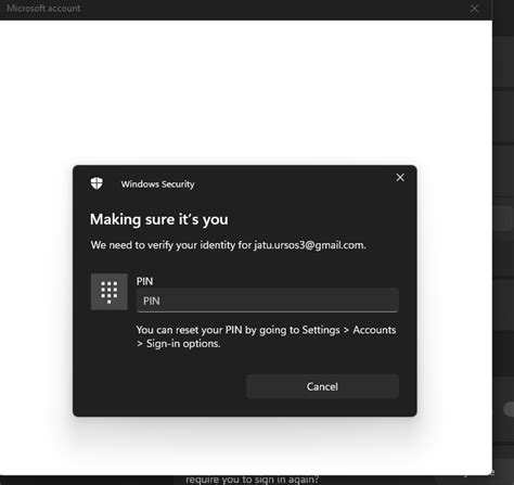 How To Reset Windows Hello Pin If I Am Stuck In A Loop Due To No Reset Pin Button Microsoft Qanda