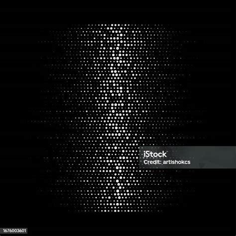 White Grunge Halftone Dots Gradient Texture Background Black And White Random Circle Dots ...
