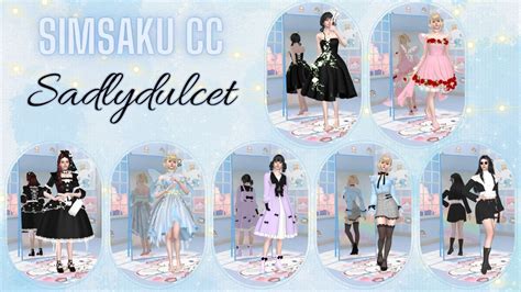 Sims 4 Cc Cute Clothes Cc [sadlydulcet] Youtube