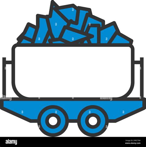 Mine Coal Trolley Icon Stock Vector Image And Art Alamy