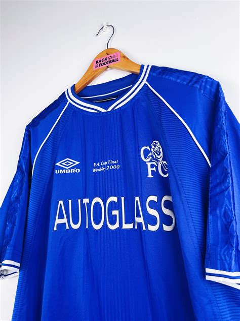 Maillot Vintage 2000 2001 Chelsea Fa Cup Final Xl Back To The