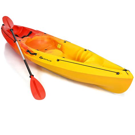 Costway Single Sit On Top Kayak 0ne Person Kayak Boat W Detachable