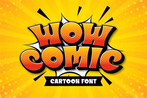 Wow Comic Font By Creative Fabrica Fonts · Creative Fabrica