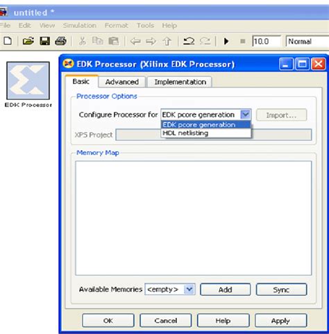 EDK Import And Export Options Within The System Generator Download Scientific Diagram
