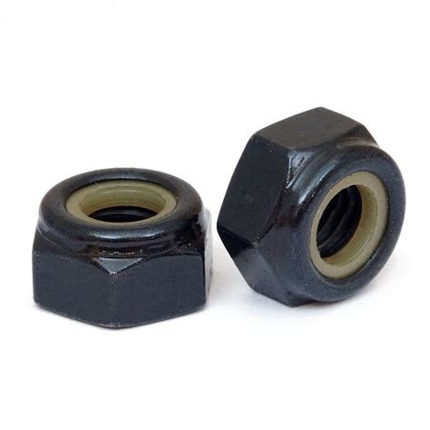Teel Nylon Insert Lock Nuts Black Oxide Coating Monster Bolts