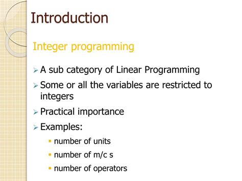 PPT Integer Programming PowerPoint Presentation Free Download ID 4386893