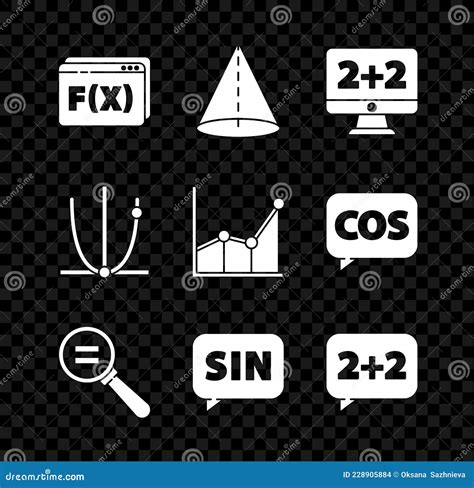 Set Function Mathematical Symbol Geometric Figure Cone Equation Solution Calculation