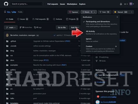 How To Watch Repository On GitHub How To HardReset Info