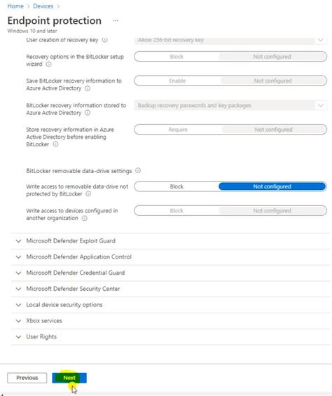 Configuring And Deploying BitLocker Policies On Client In Intune Endusersupports Com