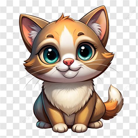 아이들에게 완벽한 귀여운 만화 고양이 클립 아트 그림 귀여운 만화 새끼 고양이 사랑스러운 아기 고양이 만화 고양이 그림 Png 일러스트 및 이미지 에 대한 무료