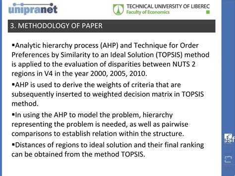 Ppt Usage Of Ahp And Topsis Method For Regional Disparities Evaluation In Visegrad Countries