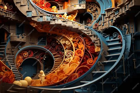 Premium Photo Showcasing The Beauty Of Fractals In Digital Art