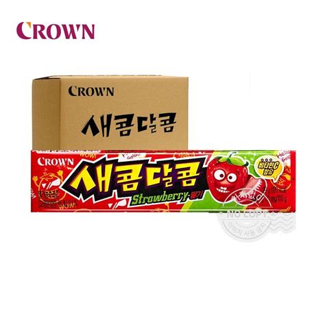 크라운 새콤달콤 딸기 29g 90개입 [박스] 홈플러스 택배배송