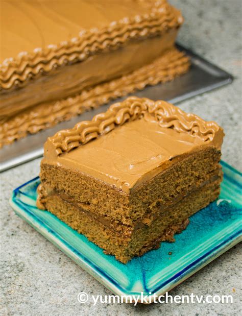 Mocha Cake Ala Goldilocks A Copycat Recipe Of A Filipino Favorite