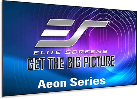 Elite Screens Aeon Series 120 Inch 169 8k 4k Ultra Hd Home Theater Fixed Frame
