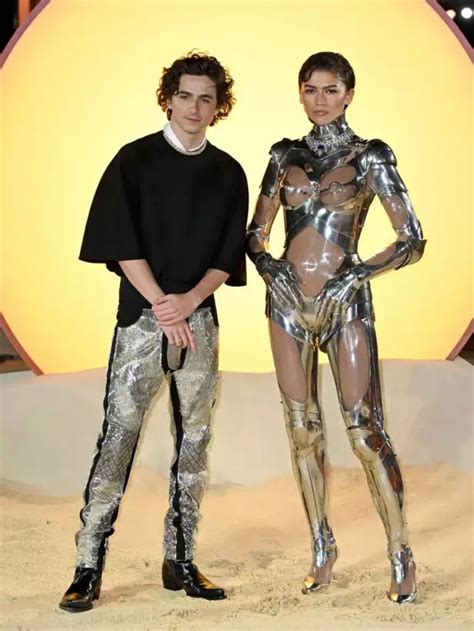 Zendaya Turns Heads At The Dune 2 Premiere In A See Through Robot Suit
