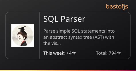 Best Of Js • Sql Parser