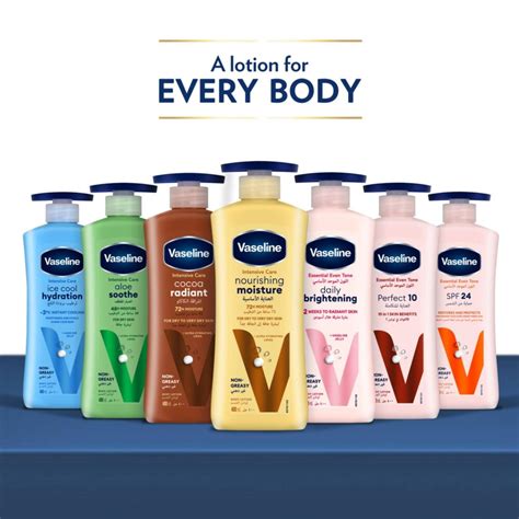 Vaseline Intensive Care Body Lotion Assorted Value Pack 2 X 400 Ml