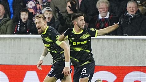 El Gol De Carambola De Seba Coates Para La Clasificación De Sporting Lisboa En La Europa League
