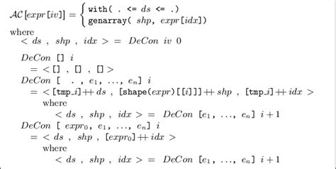 compiling array decomposition into with loops download scientific