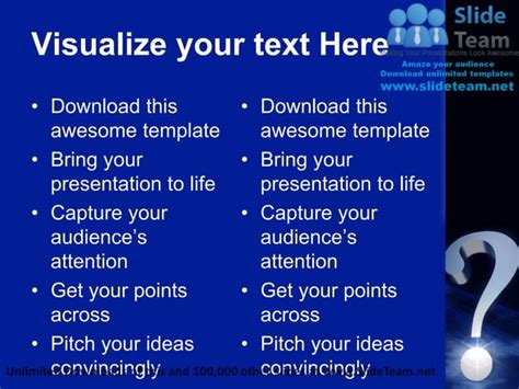 Eternal Questions Mark Metaphor Power Point Templates Themes And Backgrounds Ppt Layouts PPT