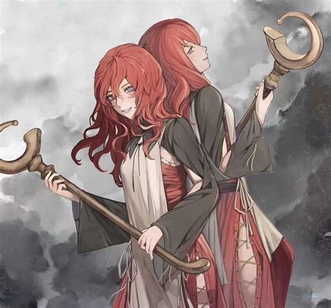 Popola And Devola Nier And More Drawn By Tricoliet Danbooru