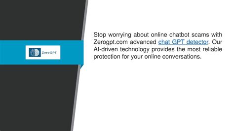PPT Chat Gpt Detector Zerogpt Com PowerPoint Presentation Free Download ID 12101237