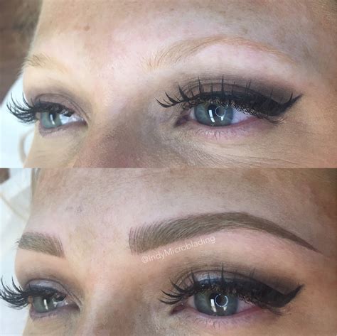 Permanent Makeup Eyebrows Blonde