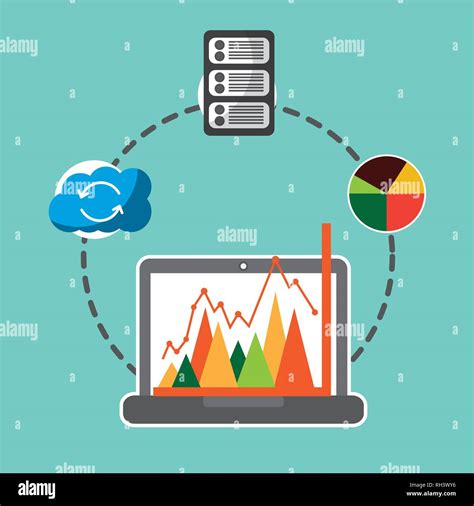 Data Center Aerial View Stock Vector Images Alamy