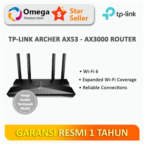 Jual Tp Link Archer Ax Ax Dual Band Gigabit Wi Fi Router Shopee Indonesia