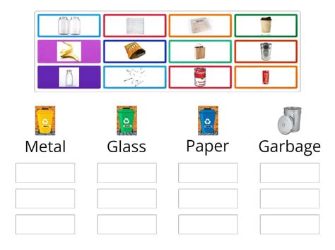 Recycling Sorting Group Sort