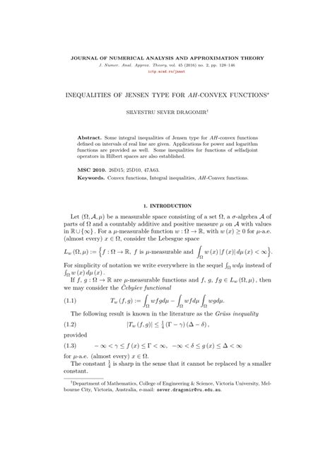 (PDF) Inequalities of Jensen type for \(AH\)-convex functions