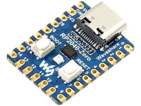 Rp2040 Zero Module With Rp2040 2mb Flash Usb Type C 99tech