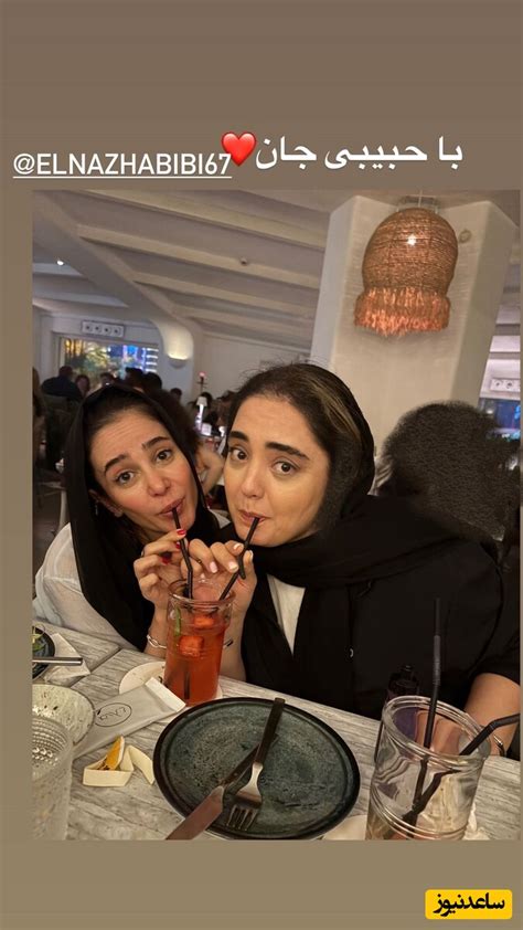 کافه گردی نرگس محمدی و الناز حبیبی از سریال جان سخت تا سبک عروس‌های