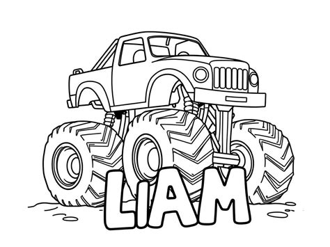 Lightning Mcqueen Monster Truck Coloring Pages [2025]