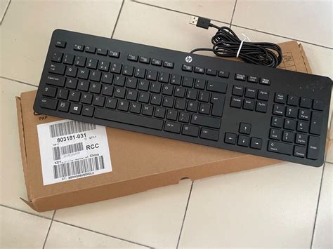 HP USB Slim Business Keyboard Computers Tech Parts Accessories Computer Keyboard On Carousell