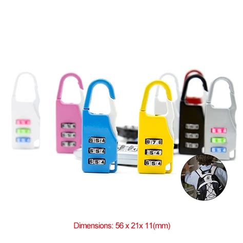 디지털 암호 사물함 울타리 Lock 금속 자물쇠를 잠 그려면 Set 암호 Lock 가구 서랍 짐 배낭 School Bag