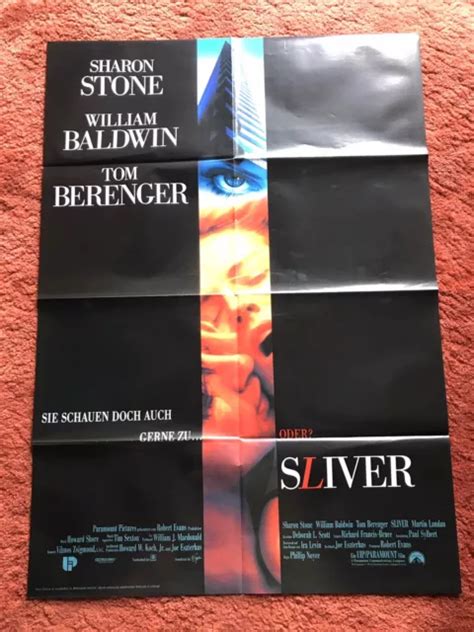 Silver Kinoplakat Poster A1 Sharon Stone Tom Berenger Baldwin £595