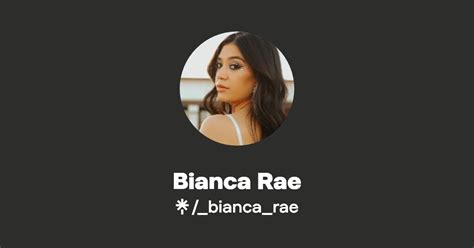 Bianca Rae Listen On Spotify Linktree