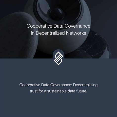 Cooperative Data Governance In Decentralized Networks → Scenario