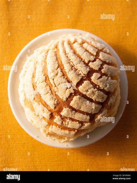Concha Is A Variety Of Mexican Sweet Bread It Is Named For Its Resemblance To A Seashell Stock