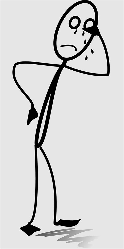 Crying Stick Figure Meme