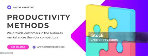 비즈니스 브레인 스토밍 마케팅 생산성 방법 소셜 미디어 배너 템플릿 3d 아이콘 벡터 3차원 형태에 대한 스톡 벡터 아트 및 기타 이미지 3차원 형태 가리기 개발