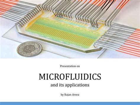 An Overview Of Microfluidics Pptx