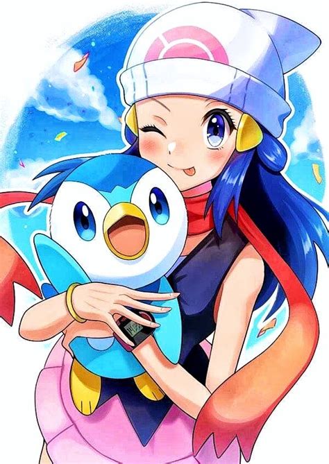 Hikari And Piplup Pokemon Piplup Anime