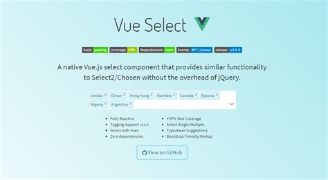Vue Js Select Component Without The Overhead Of JQuery Slot Digital