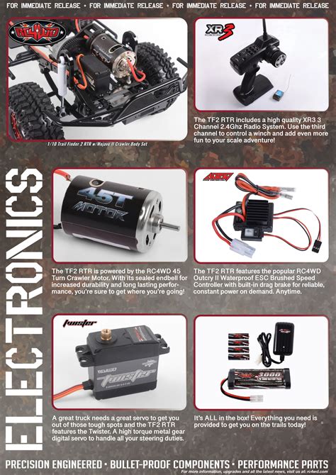 R C Cars Trucks RC WD Marlin Crawlers TF RTR W Mojave II Crawler Body Set